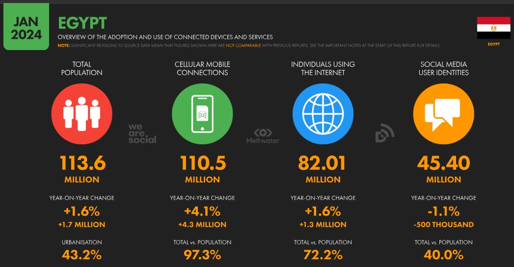 كيف تبدو صورة مصر الرقمية عام 2024؟ | Egypt14